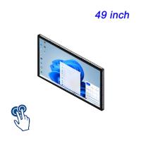 China High Brightness 49 Inch Windows Industrial Touch Panel PC for Digital Signage for sale