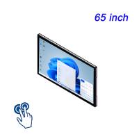 China Big Tablet Touch Screen 65 Inch Windows Embedded Computer Lcd Display Wall Mount Panel PC Monitor for sale
