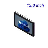 China 13.3 inch Wall Mounted Windows building Advertising Industrial LCD Panel Mount manufacturer for sale