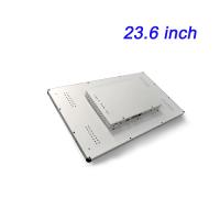 China 23.6 inch Industrial LCD Monitor Workshop Dust Proof Embedded Resistor Windows PLC Configuration King Ordering for sale