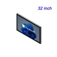 China 32 inch Customizable Embedded Industrial Control Integrated Computer Industrial Resistance Capacitance Cheap TouchScreen Display for sale