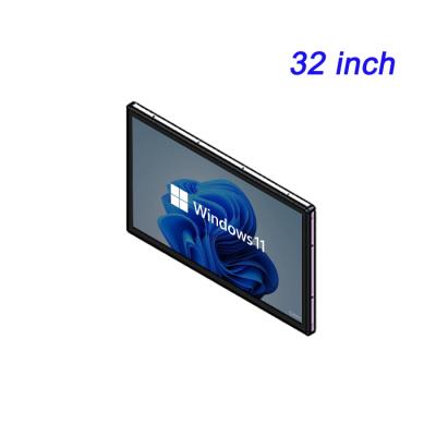 China 32 inch Customizable Embedded Industrial Control Integrated Computer Industrial Resistance Capacitance Cheap TouchScreen Display for sale