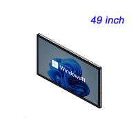 China 49 inch All Aluminum Enclosed Control All-in-one Computer Embedded Industrial LCD Display for sale
