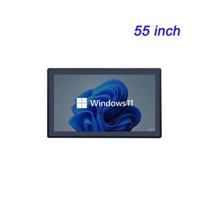 China 55 inch Embedded Industrial Control Tablet Computer Workshop Assembly Line Data Dashboard Display for sale