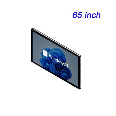 China 65 inch Cheap All in One Pc Industrial Panel Mount Monitor for Outdoor Lockers and Self-Service Kiosks for sale