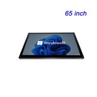 China 65 inch Cheap All in One Pc Industrial Panel Mount Monitor for Outdoor Lockers and Self-Service Kiosks for sale