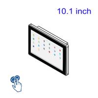China 10.1 inch Supporting High and Low Temperature Embedded  Resistant Self-Service Terminal Equipment Intelligent Industrial Control All-in-one Monitor for sale