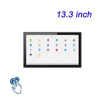 China Industrial Control 13.3 Inch All in One Embedded Semi Enclosed Style Touch Screen Monitors for sale