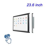 China ZXTLCD 23.6 Inch Embedded Fully Enclosed LCD Monitor Touch Screen Display Industrial All in One Machine Pure Flat Capacitive Display for sale