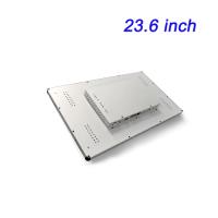 China ZXTLCD 23.6 Inch Embedded Fully Enclosed LCD Monitor Touch Screen Display Industrial All in One Machine Pure Flat Capacitive Display for sale