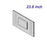 China ZXTLCD 23.6 Inch Embedded Fully Enclosed LCD Monitor Touch Screen Display Industrial All in One Machine Pure Flat Capacitive Display for sale