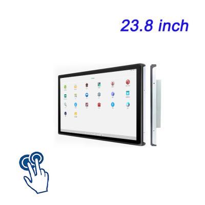 China 23.8 inch ZXTLCD Embedded Metal Display Cabinet Host PLC Configuration Workshop Industrial All-in-one Machine for sale