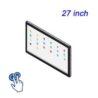 China ZXTLCD 27 Inch Waterproof Industrial Control Embedded Fully Enclosed Industrial TouchScreen Display for sale