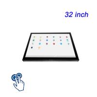 China 32 inch Smart Vision Terminal Embedded High Brightness Capacitive Industrial TouchScreen Monitors Integrated Machine Display for sale