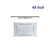 China 49 inch ZXTLCD Embedded Industrial Control Host PLC Configuration Workshop Panel Mount Touch Monitor for sale