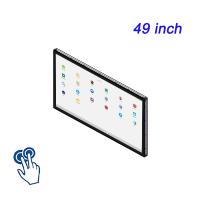 China 49 inch ZXTLCD Embedded Industrial Control Host PLC Configuration Workshop Panel Mount Touch Monitor for sale