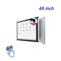 China 49 inch ZXTLCD Embedded Industrial Control Host PLC Configuration Workshop Panel Mount Touch Monitor for sale