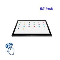 China ZXTLCD 65 Inch Embedded Fully Enclosed PLC Android Industrial Commercial TouchScreen Monitor for sale