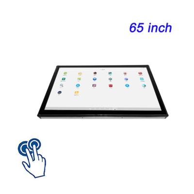 China ZXTLCD 65 Inch Embedded Fully Enclosed PLC Android Industrial Commercial TouchScreen Monitor for sale