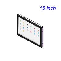 China 15 inch Embedded Fully Enclosed Rugged Industrial Display Android System Multifunctional Display for sale