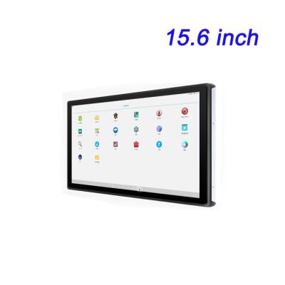 China 15.6 Inch LCD Industrial Control Display Monitors With High And Low Temperature Resistance Embedded Android Pure Flat Wall Mounted Display for sale
