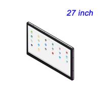 China 27 Inch Fully Enclosed Industrial Control LCD All-in-one Machine Level Dustproof Embedded Display for sale