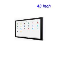 China 43 Inch ZXTLCD CNC Equipment Industrial Panel Mount Monitor Integrated for sale