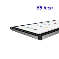 China ZXTLCD 65 Inch LCD Large Screen Embedded Aluminum Alloy Industrial Control Terminal Display for sale