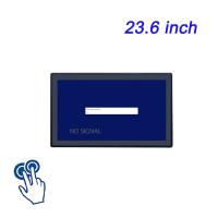China 23.6 Inch Professional Embedded Industrial Control Integrated Computer Electromagnetic Interference Commercial TouchScreen Monitor for sale