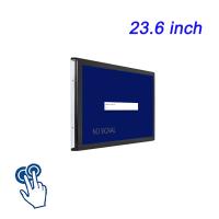 China 23.6 Inch Professional Embedded Industrial Control Integrated Computer Electromagnetic Interference Commercial TouchScreen Monitor for sale