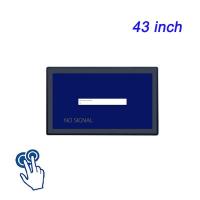 China 43 inch Fully Enclosed Dustproof Embedded Touch Machine Dual Network Multi Serial Port Capacitive Display for sale