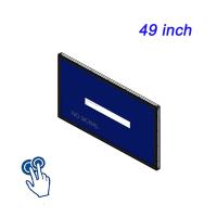China 49 Inch Intelligent Capacitive Resistor Embedded Rugged TouchScreen Display PLC Configuration King Ordering Display for sale