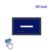 China 55 inch High and Low Temperature Resistant Embedded Dustproof Multi serial Port Capacitor TouchScreen PC Monitors PLC Configuration Display for sale