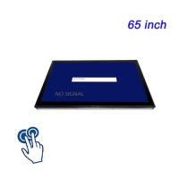 China 65 Inch Conventional Embedded Workshop Industrial Waterproof Capacitor Panel Mount TouchScreen for sale