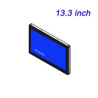 China 13.3 inch Intelligent Network Embedded Multimedia Promotion Panel Mount Computer Monitor for sale