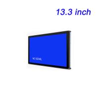China 13.3 inch Intelligent Network Embedded Multimedia Promotion Panel Mount Computer Monitor for sale
