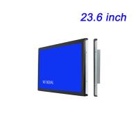 China 23.6 inch High Definition Embedded Remote Control Loop Playback Multifunctional Industrial HDMI LCD Panel for sale