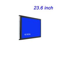China 23.6 inch High Definition Embedded Remote Control Loop Playback Multifunctional Industrial HDMI LCD Panel for sale