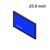 China 23.6 inch High Definition Embedded Remote Control Loop Playback Multifunctional Industrial HDMI LCD Panel for sale