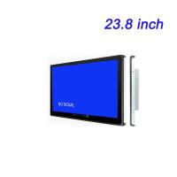 China 23.8 inch Multi Functional Embedded Industrial LCD Displays Outside the Conference Room of Industrial Grade CNC Workshop for sale