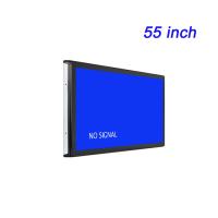 China 55 inch Embedded 4K Panel Mount Monitor Wholesale Mall Hospital Banking Business Advertising for sale