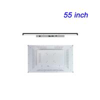 China 55 inch Embedded 4K Panel Mount Monitor Wholesale Mall Hospital Banking Business Advertising for sale