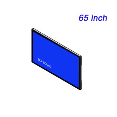 China 65 inch Affordable Source Manufacturer Airport Advertising Promotion Embedded Large LCD Monitors for sale