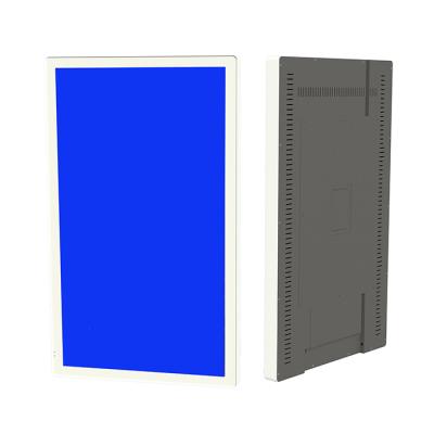 China 32 inch hospital consultation room entrance split screen call queue system standalone led digital signage for sale