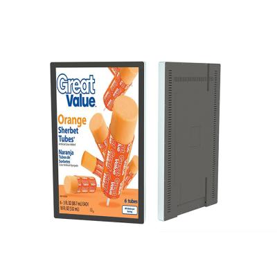 China 32 inch Wall Indoor Digital Mirror Poster Smart Digital Video Advertising Screen Led Signage Solutions for sale