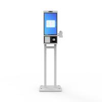 China 21.5 Inch Windows Touch Kiosk Ordering System Machine With POS System Cash Accepter Payment Kiosk QR Code Scanner for Restaurant for sale