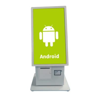 China 21.5 Inch Full HD Touch Screen Desktop Android Restaurant Tablet Ordering Self Service Payment Kiosk Cash Register for sale
