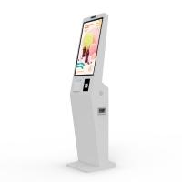China 21.5 Inch Windows Commercial Touchscreen Digital Ordering Kiosks Machine For Fast Food and Milk Tea Shops for sale