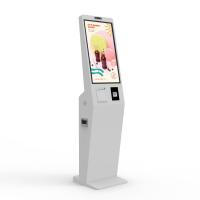 China 21.5 Inch Windows Commercial Touchscreen Digital Ordering Kiosks Machine For Fast Food and Milk Tea Shops for sale