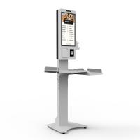 China 21.5 Inch Capacitive Touch Screen Toast Self Ordering Kiosk 80mm Built-In Printer 2D Scanner Bill Payment System for Windows SDK Function for sale
